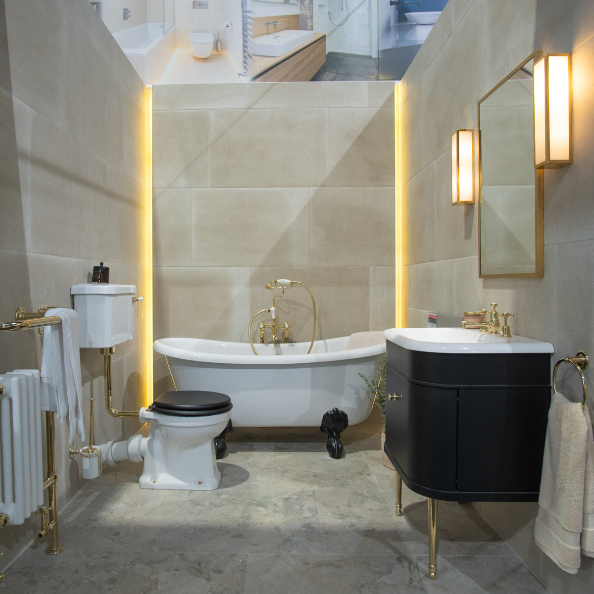 Devon Stone Greige Antique Effect Porcelain Tile 60x90cm Matt | Deluxe ...