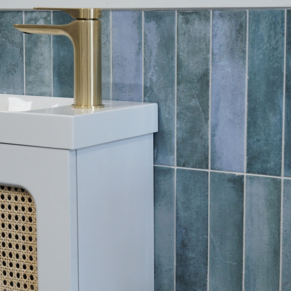 Colorado Denim Porcelain Tile 6x25cm Gloss | Deluxe Bathrooms