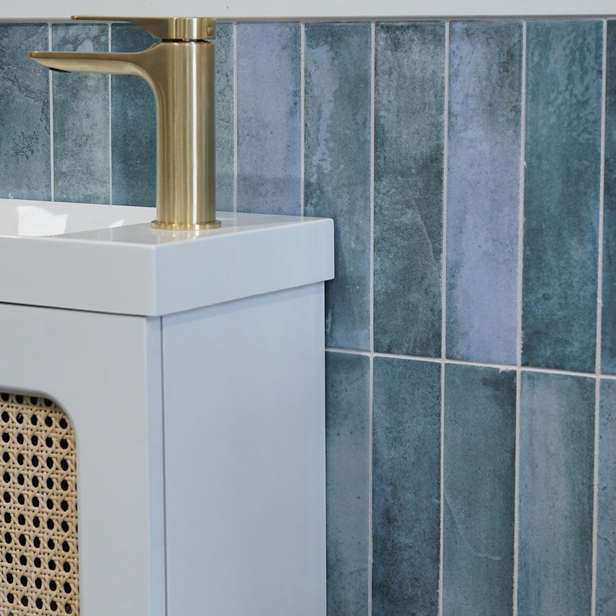 Colorado Denim Porcelain Tile 6x25cm Gloss | Deluxe Bathrooms