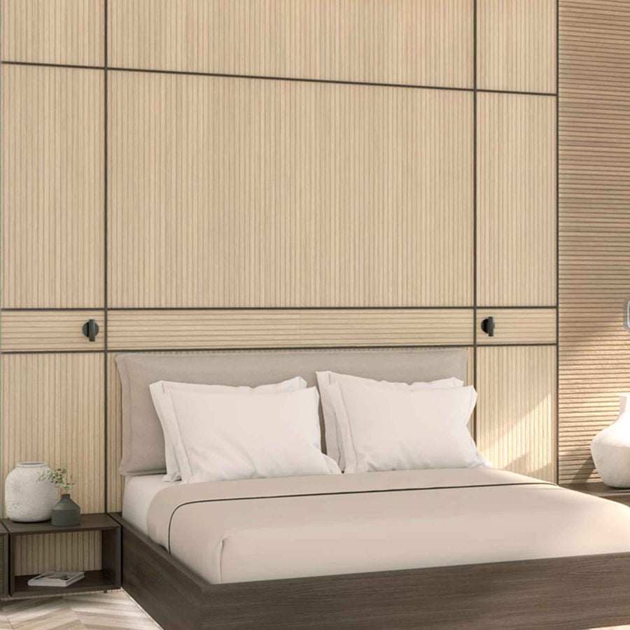 Nordic Maple Slat Decor Wood Effect Porcelain Tile 60x120cm Matt ...