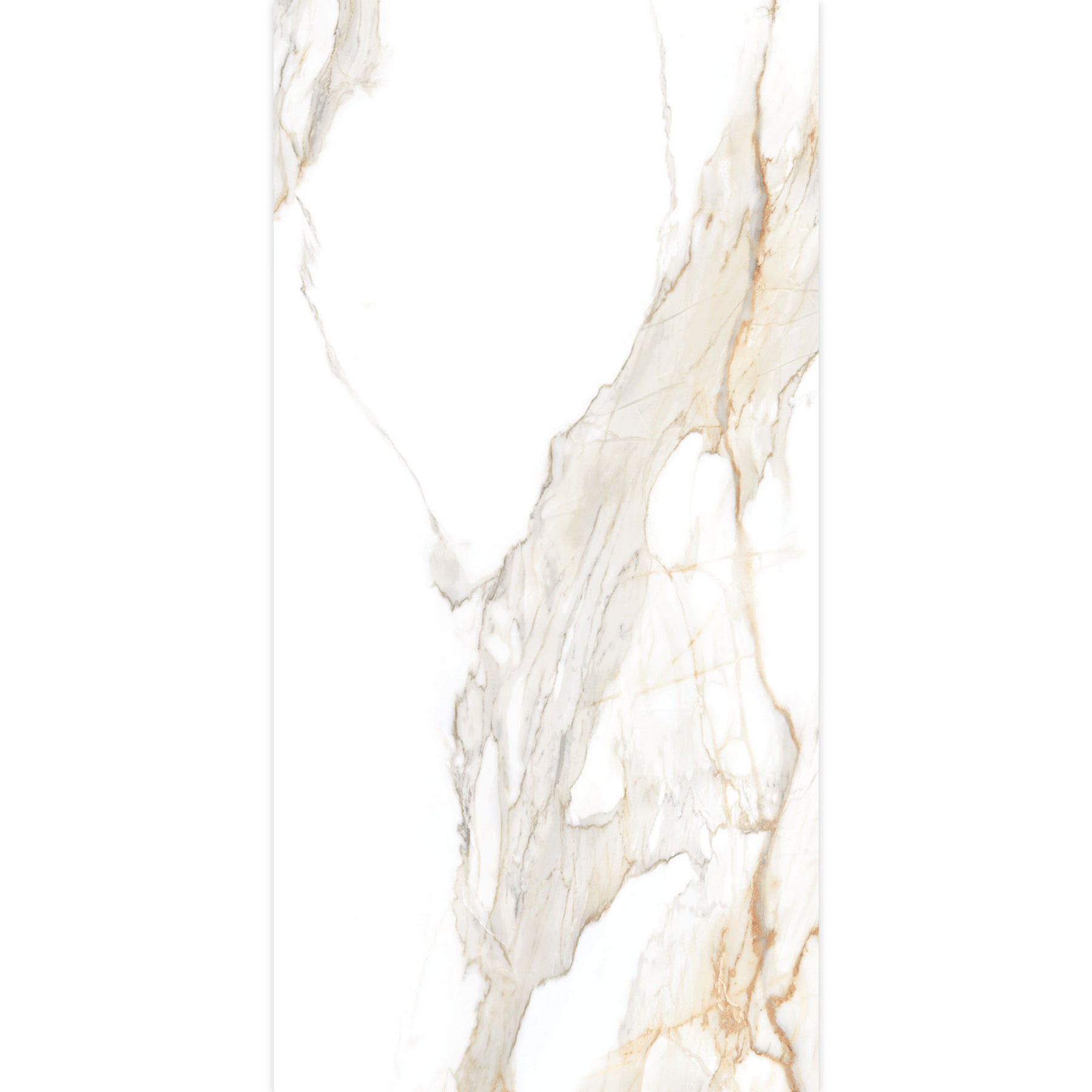 Praline Gold Marble Effect Porcelain Tile 60x120cm Polished