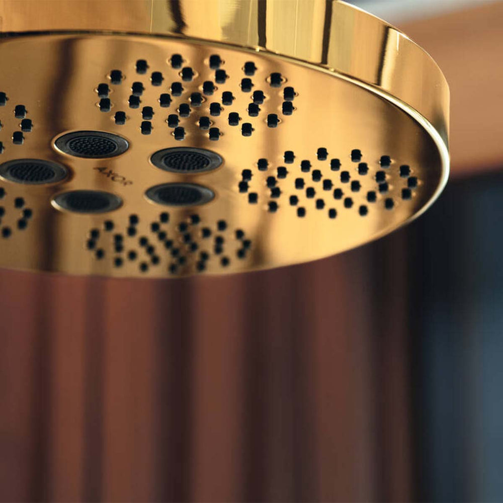 Axor One 2 Outlet Thermostatic Shower Valve Mixer with Overhead and Ha ...