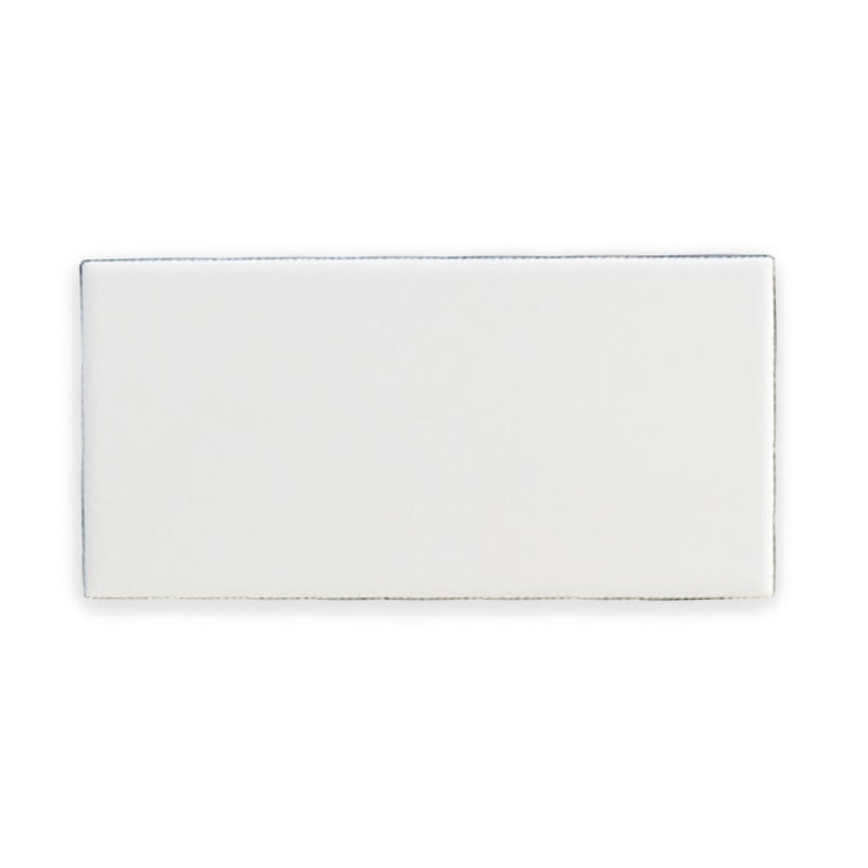 Deluxe Metro Flat White Wall Tile Matt 7.5x15cm | Deluxe Bathrooms