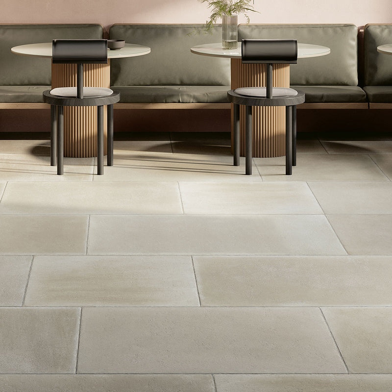Devon Stone Natural Grey Antique Effect Porcelain Tile 60x90cm Matt ...