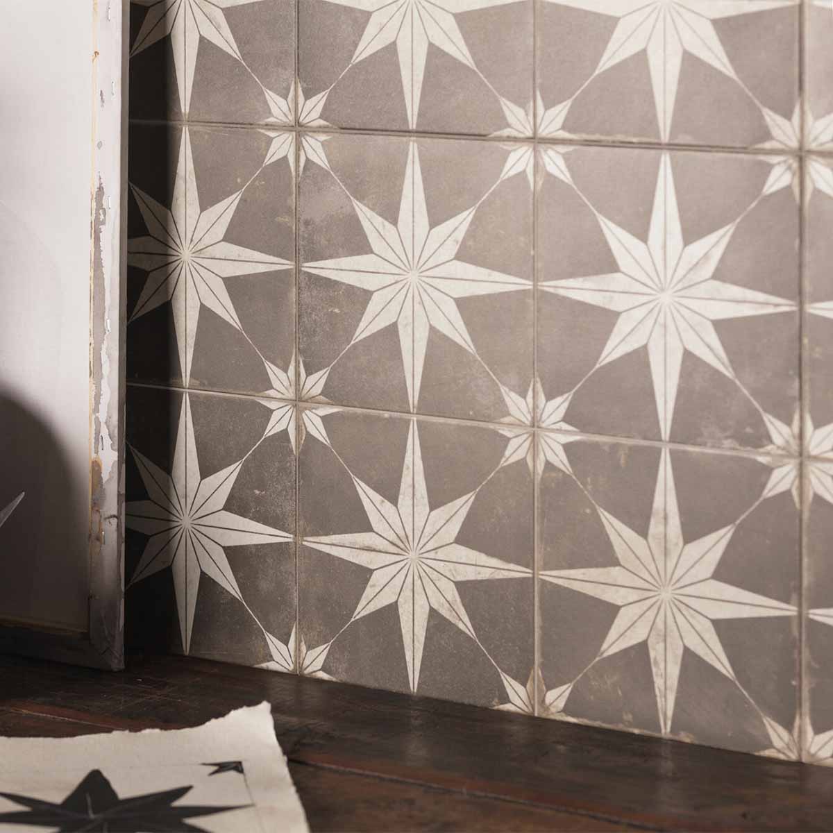 FS Star Night Patterned Tile 45x45cm Matt | Deluxe Bathrooms