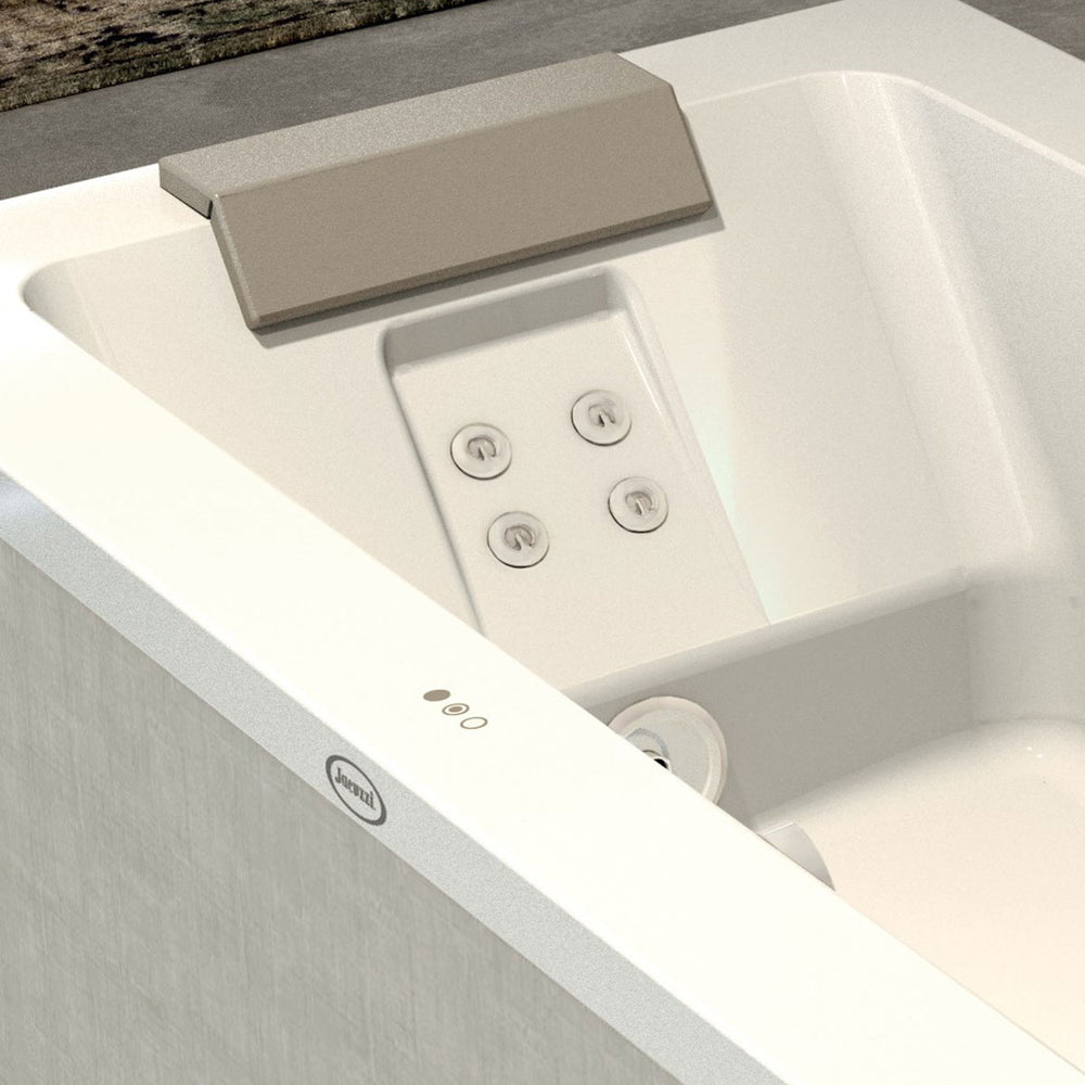 Jacuzzi® Sharp 1900 Double Whirlpool Bath With Full Body Hydromassage ...