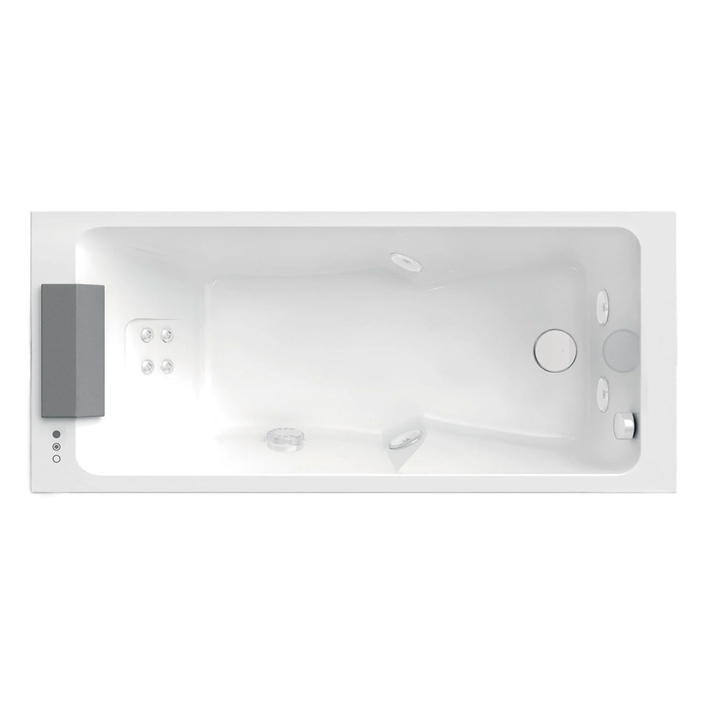 Jacuzzi® Sharp 75 Top Aquasystem Whirlpool Bath with Full Body Hydroma ...
