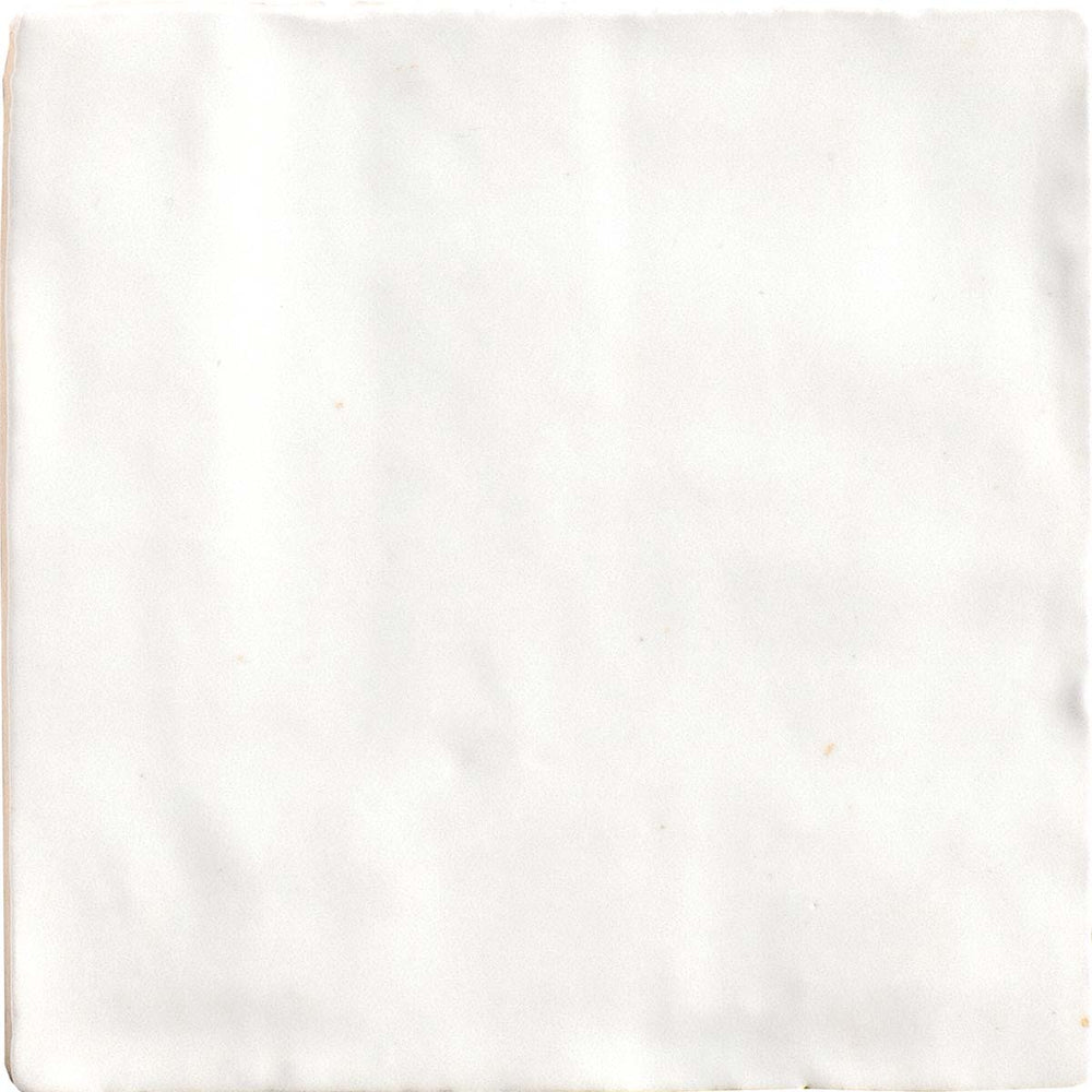 Sahn White Decor Wall Tile 10x10cm Matte | Deluxe Bathrooms