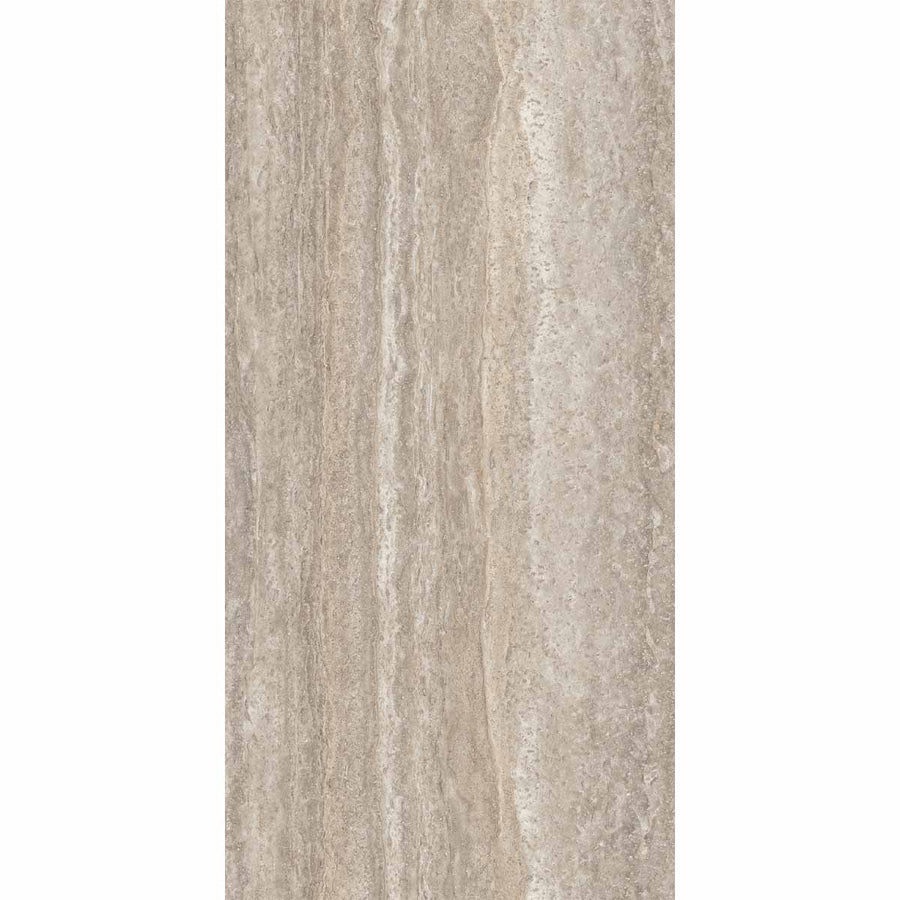 Arte Mocha Travertine Marble Effect Outdoor and Indoor Porcelain Tile ...