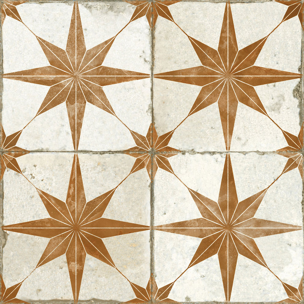 FS Star Oxide Patterned Tile 45x45cm Matt | Deluxe Bathrooms