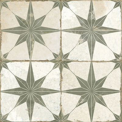FS Star Sage Patterned Tile 45x45cm Matt