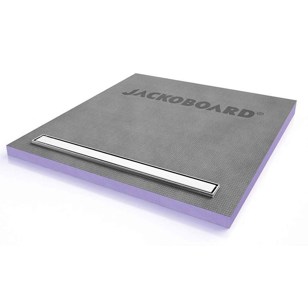 Jackoboard Aqua Line Easy Shower Tray Board For Linear Drain | Deluxe ...