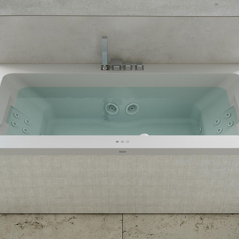 Jacuzzi® Energy Whirlpool Bath White | Deluxe Bathrooms
