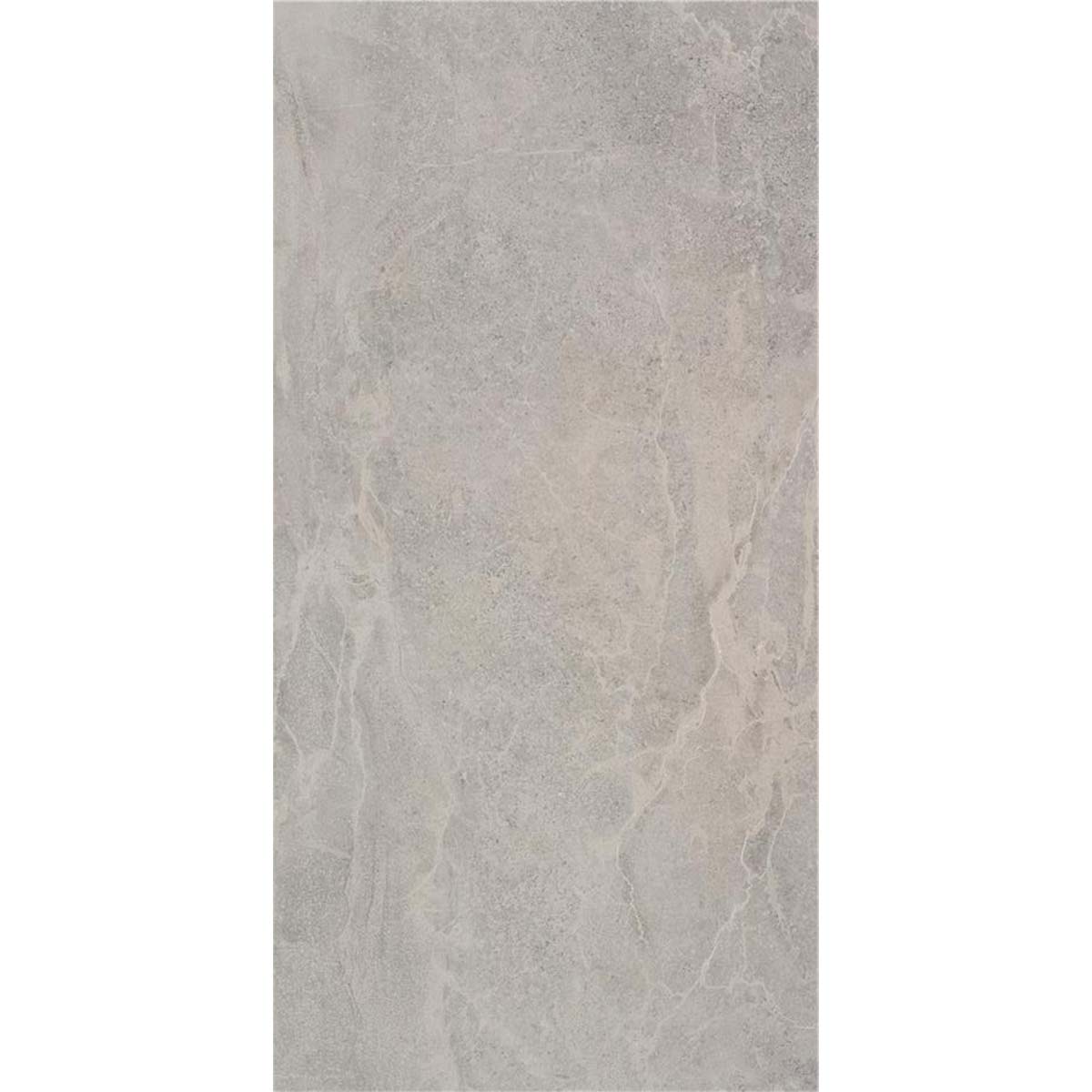 Valencia Grey Stone Effect Porcelain Tile 59x120cm Matt