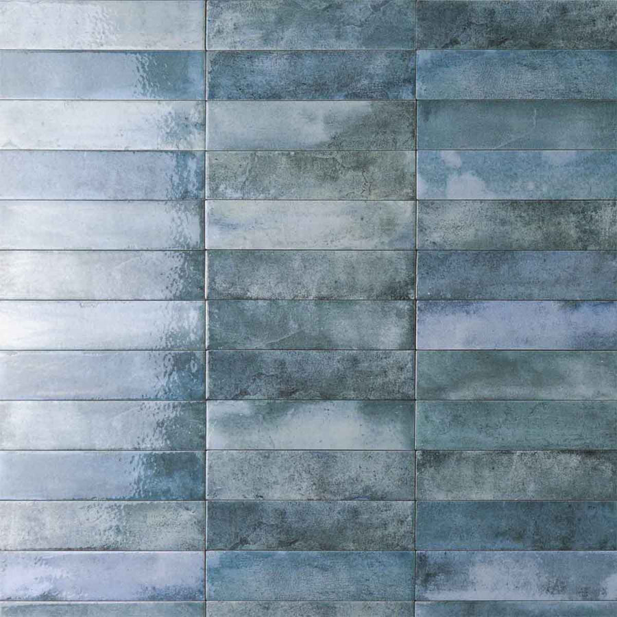 Colorado Denim Porcelain Tile 6x25cm Gloss | Deluxe Bathrooms