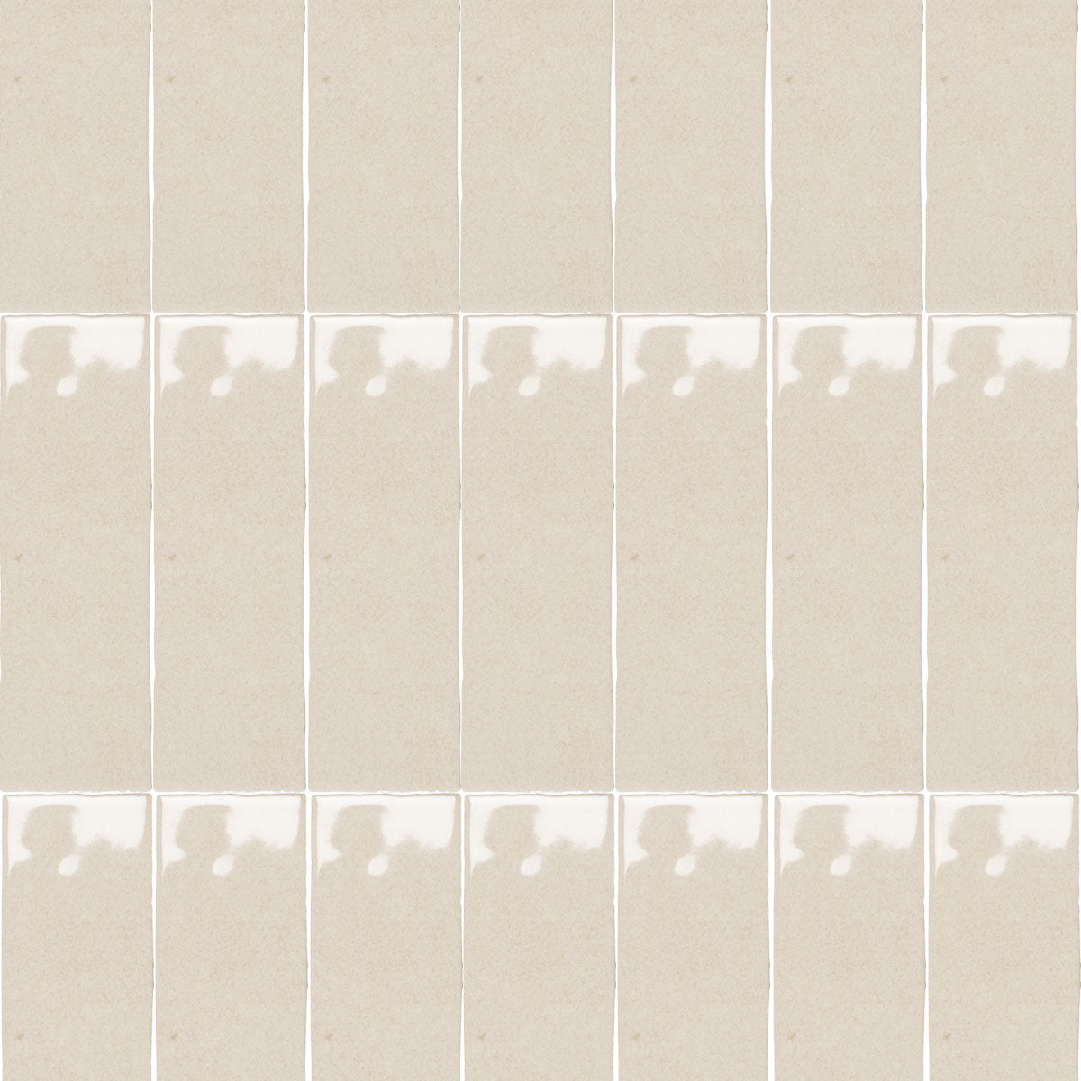 Bestile Nolita Beige Porcelain Wall Tile 6.5x20cm Glossy | Deluxe Bathrooms