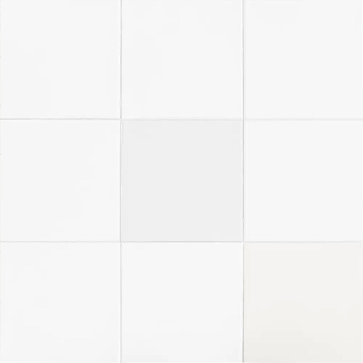 Rubik White Square Porcelain Tile 12x12cm Matt | Deluxe Bathrooms
