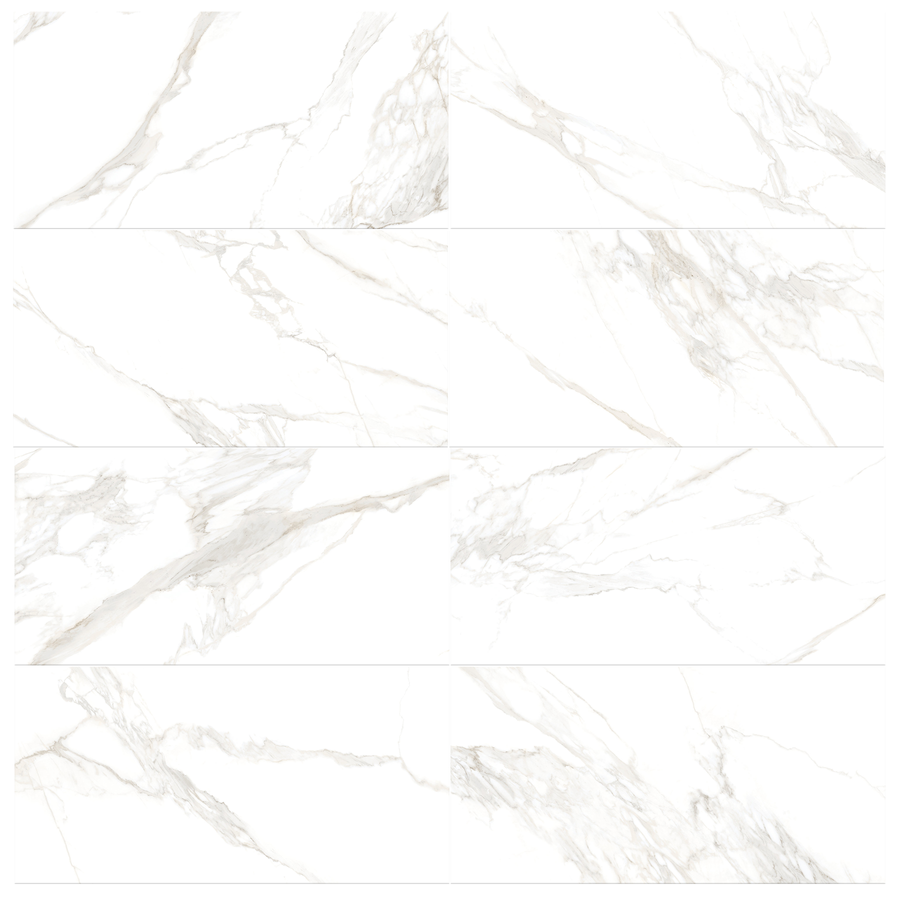 Torano Gold Marble Effect Porcelain Tile 60x120cm Polished | Deluxe ...